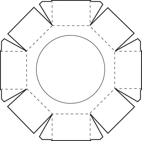 Octagon Box Template