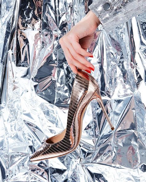 Jimmy Choo Luc Pvc Trimmed Leather Pumps Shoes Post