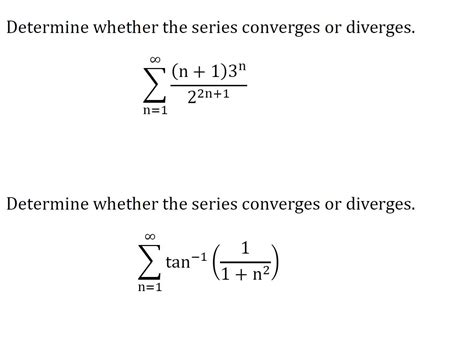 Solved 6 Points Determine Whether The Series Converges Or