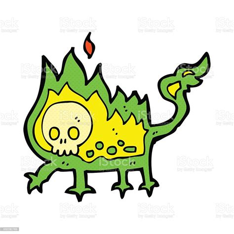 Comic Cartoon Little Fire Demon Stock Illustration Download Image Now