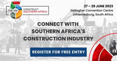 Thibedi Mogoba On Linkedin I Am Attending Big 5 Construct Southern Africa Register And Join Me