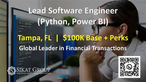 Sikat Group Llc On Linkedin Softwareengineers Tampa Python Powerbi
