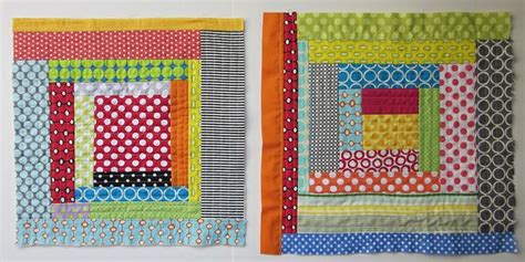 Energized Log Cabin Quilt Blocks