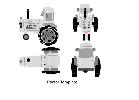Tractor Drawing Template