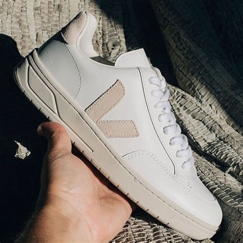 Tênis Sapatênis Vert V 12 Couro Legítimo Branco Rosa Tênis Feminino Nunca Usado 75936728 Enjoei