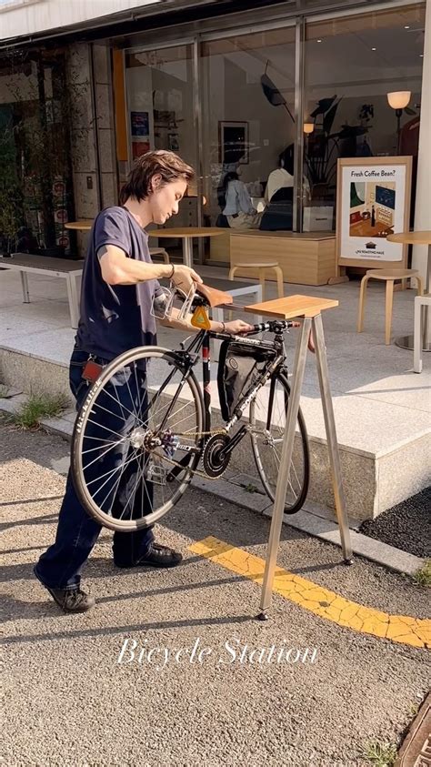Nu Roasting Haus I 누 로스팅 하우스 Bicycle Station And Standing Table