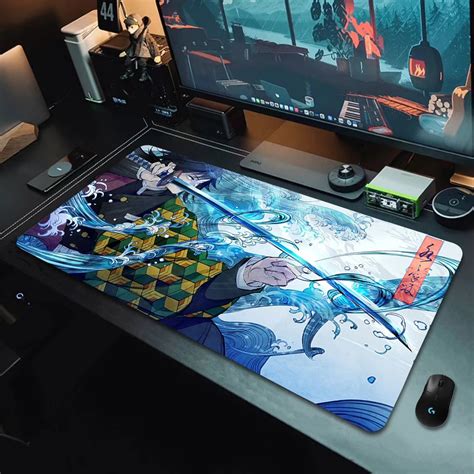 Demon Slayer Kimetsu Não Yaiba Mousepad Gaming Acessórios Mouse Mat