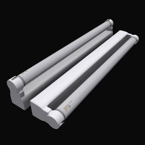 3dsmax Fluorescent Strip Luminaire