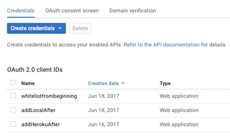 authentication adding authorized javascript origins to existing