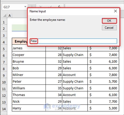Excel Vba Custom Input Box Examples Exceldemy