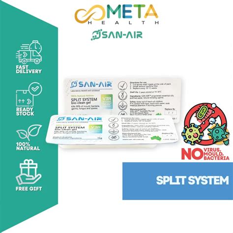 San Air V3r Air Cond Split System Air Purifier Effective Sanitize Air