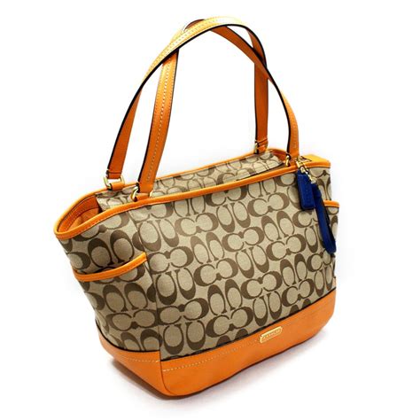 Neon Orange Coach Purse Iucn Water