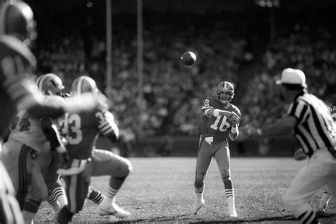 Joe Montana Super Bowl Xxiv The Quarterback In Action Photographic