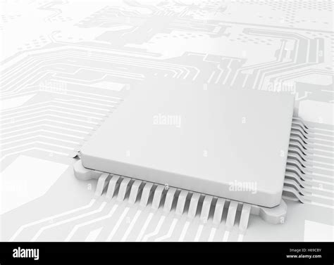 3d Renderer Image Central Computer Proccesor Cpu Technology Concept