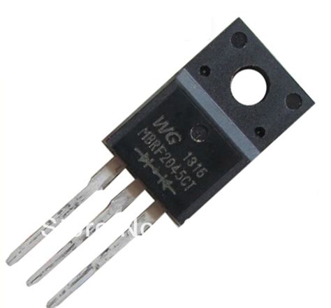 5pcs Mbrf2045ct Mbr2045 Diode Schottky 45v20a To 220 Ebay Australia