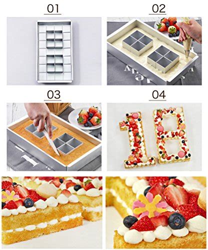 Large Number Cake Mold Numbers Adjustable DIY Cake Mold Alphabet Cake Pan With Letter
