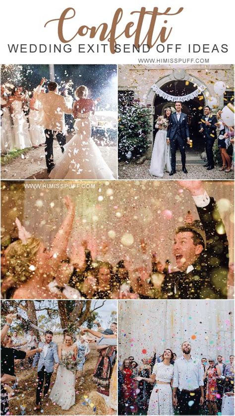 Wedding Confetti Ideas Wedding Exit Send Off Confetti Poppers Hi Miss