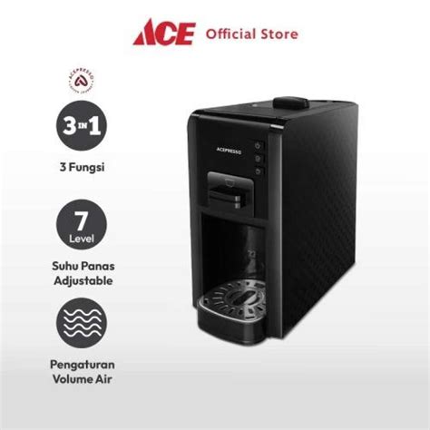 Promo Ace Acepresso Coffee Maker Capsule 3 In 1 Hitam Diskon 23 Di