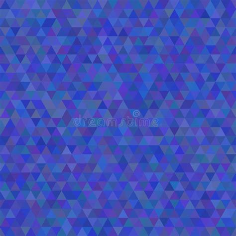 Seamless Triangle Pattern Background With Geometric Abstract Texture Stock Vector