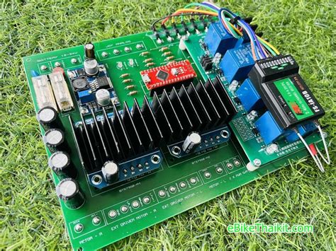 บอร์ดควบคุมมอเตอร์ไร้สาย Rc7 10ch 2 Mode 12 24v Bts7960 Eco Driver
