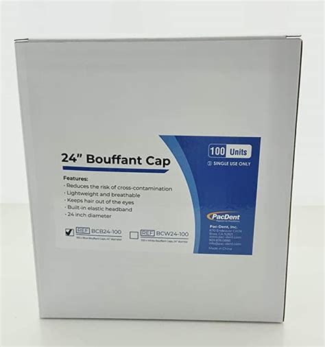 Blue 24 Inch Hair Net Bouffant Caps