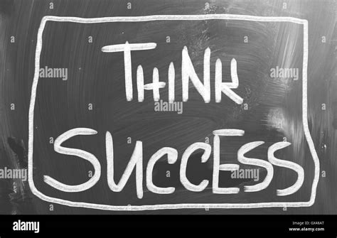 Think Success Concept Stock Photo Alamy