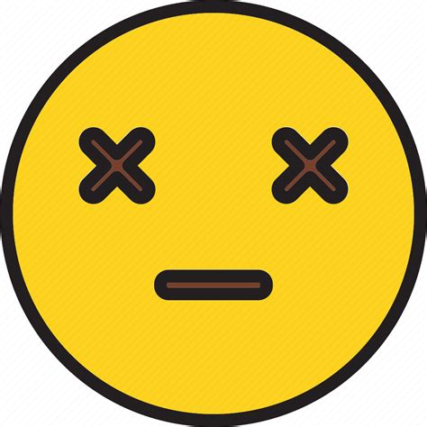 Dead Emoji Emoticon Icon Icon Download On Iconfinder