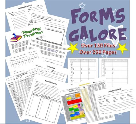 Classroom Forms For A Successful Year As An Upper Elementary Teacher Classroom Forms Back To