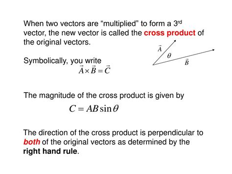 Ppt Vector Multiplication The Cross Product Powerpoint Presentation Id6540036 Ppt Vector Multiplication The Cross Product Powerpoint Presentation Id6540036