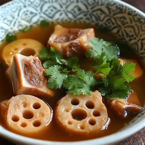 Lotus Root Pork Rib Soup The Boat Shed Kitchen