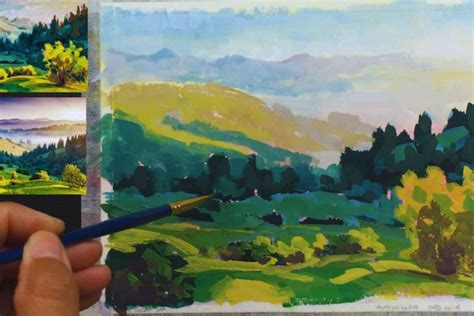 Gouache Landscape Painting Tips For Capturing Natures Essence
