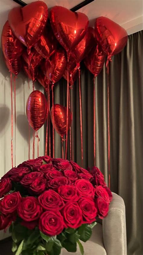 Valentines Day Surprise Большие воздушные шары Букет из роз Вечеринка на день святого валентина