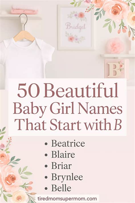 40 Truly Beautiful Girl Names That Start With B Artofit
