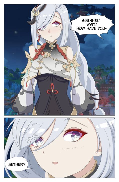 Shenhe And Aether Love 16 By Taksarts On Deviantart