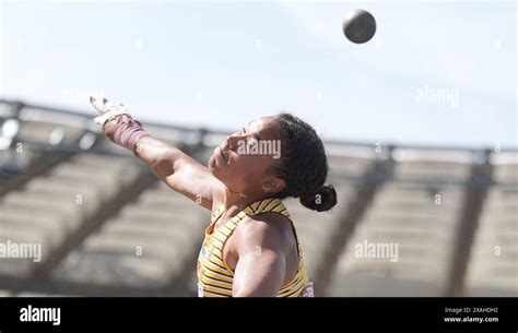 Rom Italy 07th June 2024 Athletics European Championships Yemisi Ogunley Germany Shot