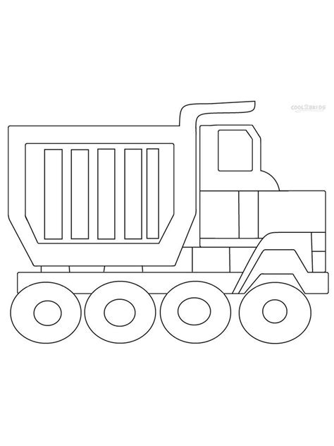 Mewarnai Dump Truck 55 Koleksi Gambar