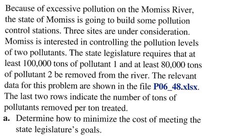 Solved SOLVE IN EXCEL USING SOLVER SHOW THE SOLVER AND Chegg
