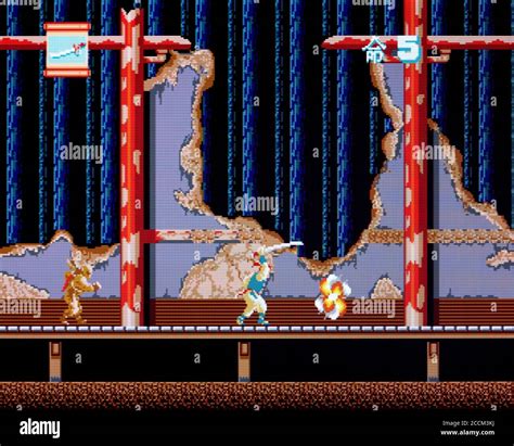 Saigo No Nindou Ninja Spirit PC Engine Videogame Editorial Use