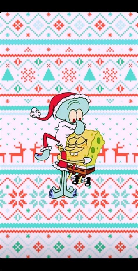 Spongebob Spongebob Christmas Spongebob Cute Christmas Wallpaper