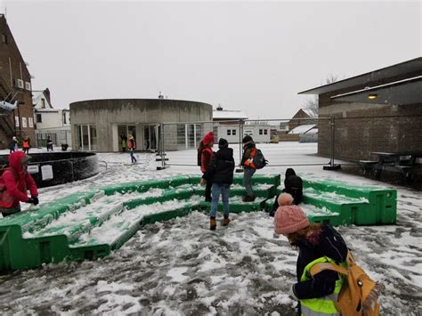 Kijk Kinderen Basisschool De Talententuin Genieten Van De Sneeuwpret Lendelede Hlnbe