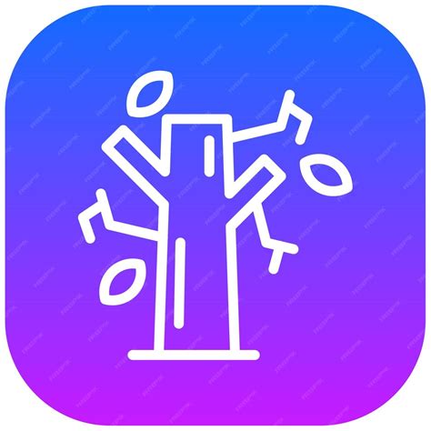 Premium Vector Deciduous Tree Vector Illustration