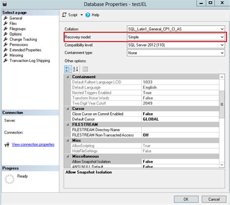 How To Check Database Recovery Model In Sql Server Using Query