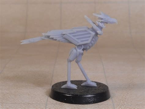 🤖 Clockwork Robot Bird Miniature Artificer Construct Model For Tabletop