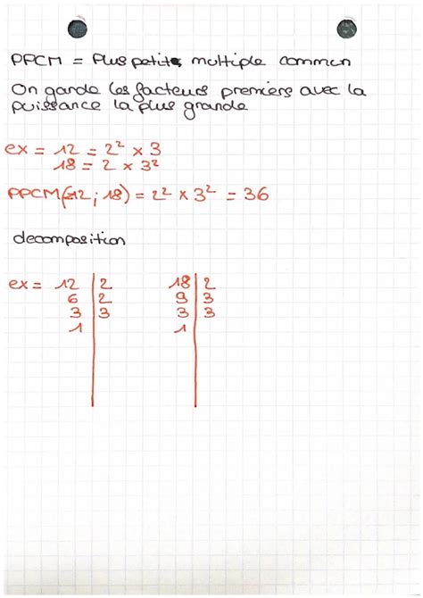 Exercices De Pgcd Et Ppcm Corrigés En Pdf Pour Les 3ème 4ème Et 5ème