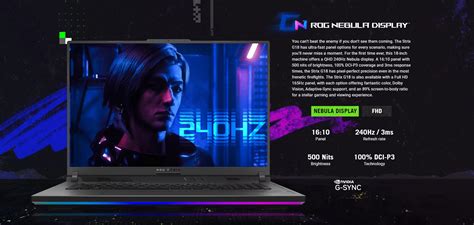 Asus Rog Strix G18 G814ji Gaming Laptop 18 Qhd 240hz Rog Nebula