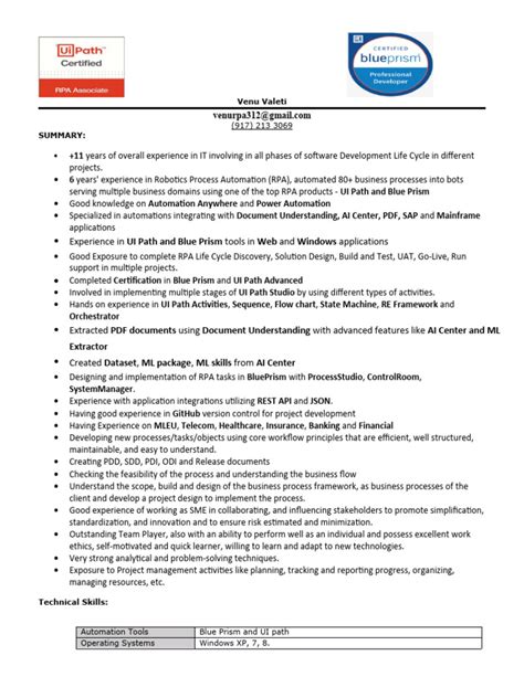 Venurpauipath Pdf Business Software Automation