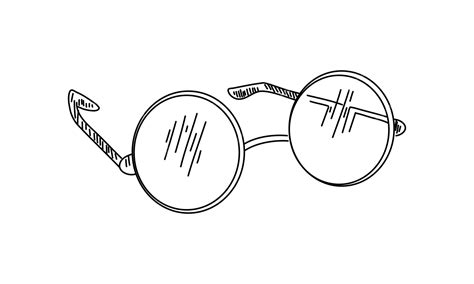 Premium Vector Glasses Fashion Eye Handdrawn Line Art Vector