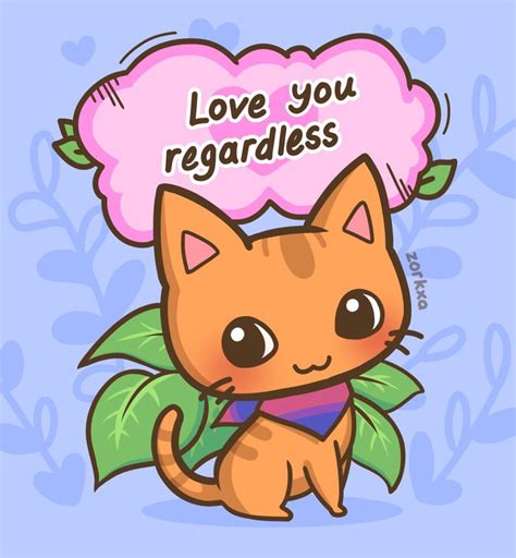 I Made A Bunch Of Pride Cat Stickers Celebrating Unconditional Love