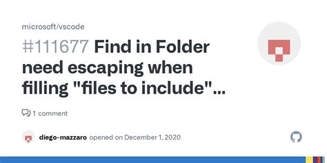 Find In Folder Need Escaping When Filling Files To Include Search Option Issue