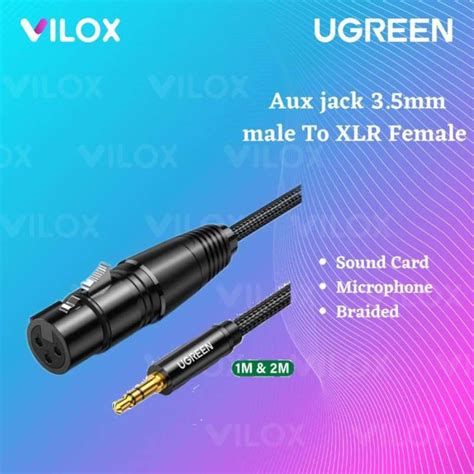 Jual Ugreen Kabel Microphone Jack Original Murah Diskon Mei 2024
